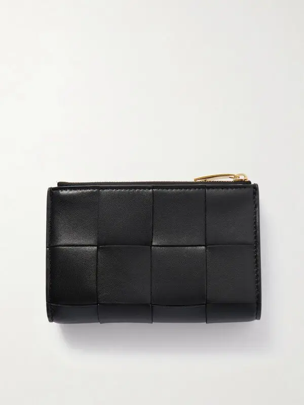 Bottega Veneta Cassette Intrecciato Leather Wallet