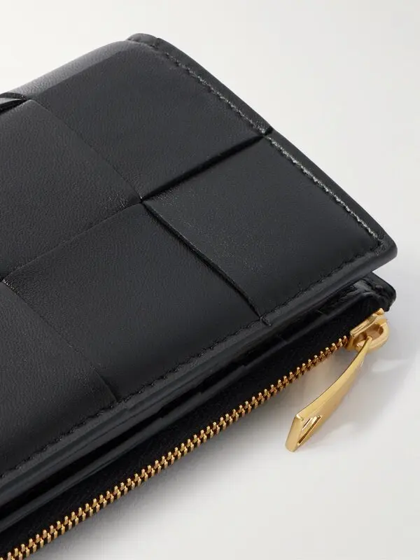 Bottega Veneta Cassette Intrecciato Leather Wallet