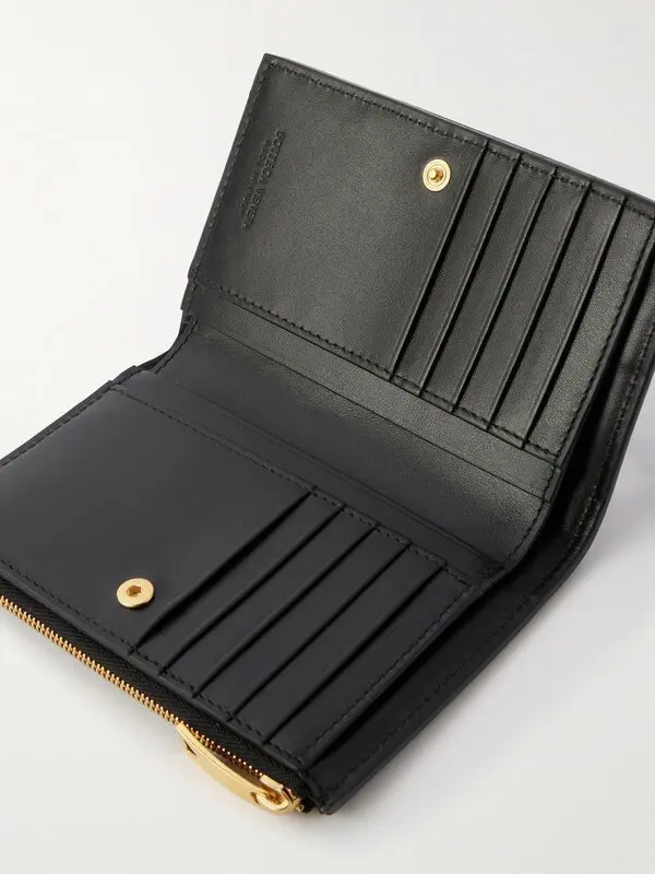 Bottega Veneta Cassette Intrecciato Leather Wallet