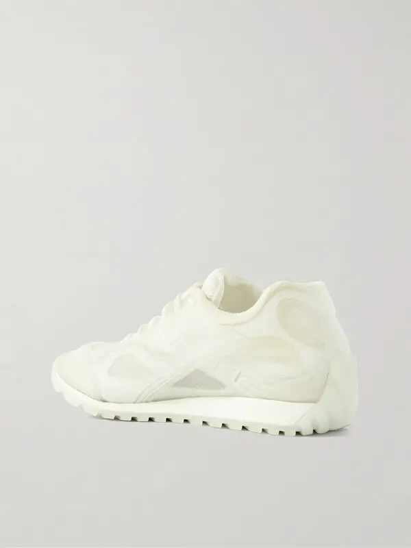 Bottega Veneta Orbit Rubber And Mesh Sneakers