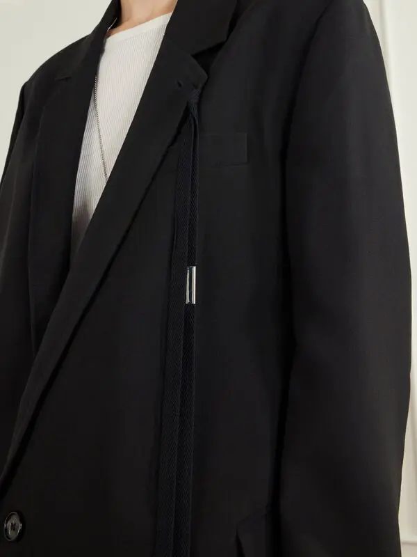 ANN DEMEULEMEESTER Agnes Crepe Blazer
