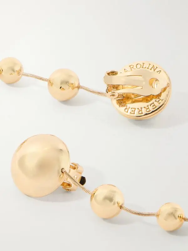 Carolina Herrera Tone Earrings