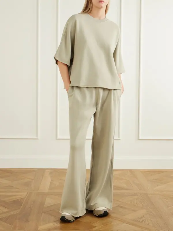 On Club Collective' Cotton-jersey Wide-leg Trousers
