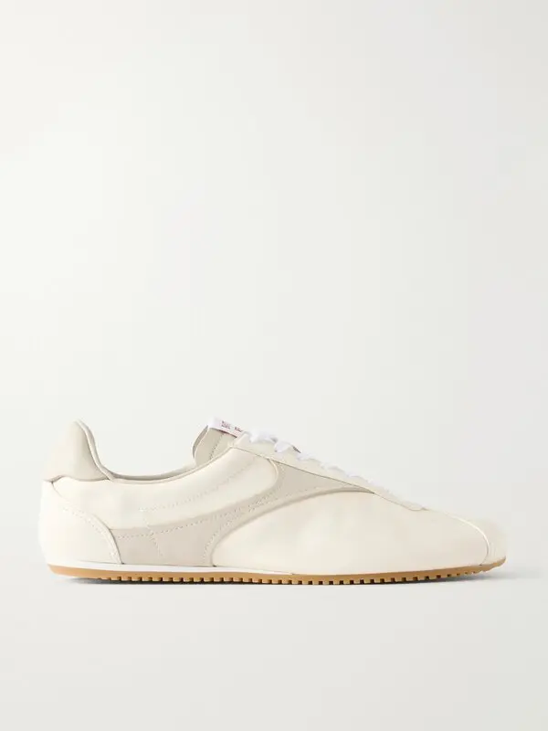 Bottega Veneta Shot Leather Sneakers - Gray