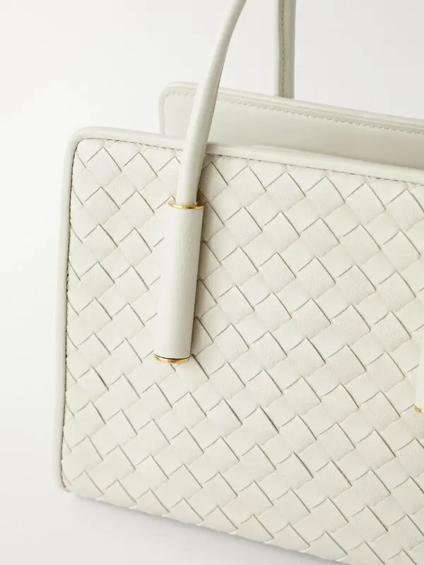 Bottega Veneta Barbara Mini Intrecciato Leather Tote