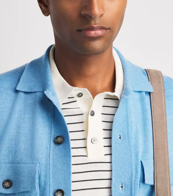 ALLUDE Virgin Wool-cashmere Overshirt