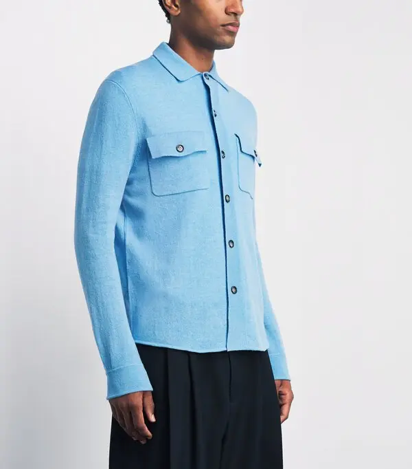 ALLUDE Virgin Wool-cashmere Overshirt