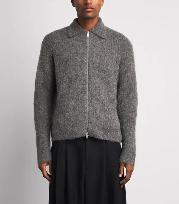 SAMSØE SAMSØE Alpaca-blend Zip-up Cardigan