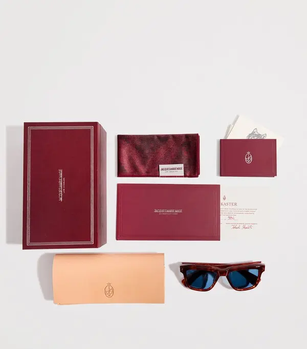 JACQUES MARIE MAGE Acetate Lankaster Rectangle Sunglasses