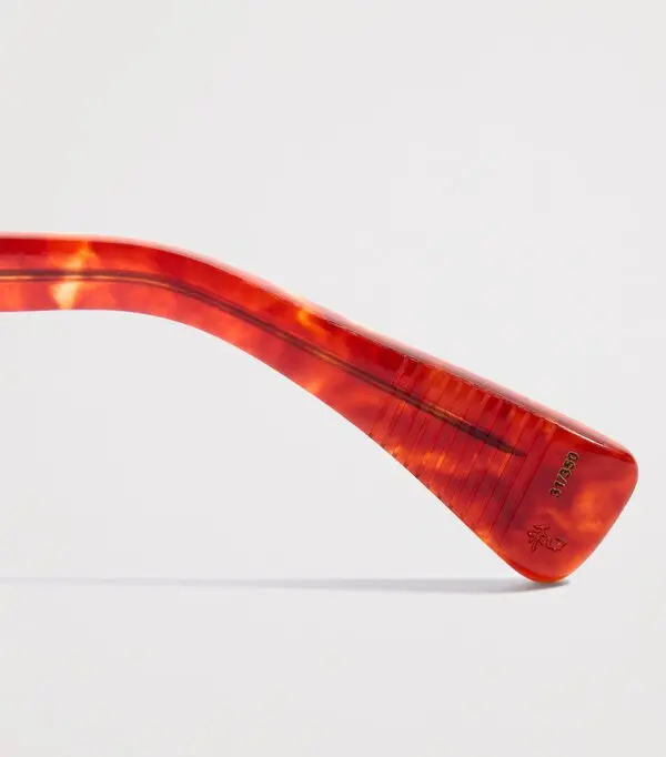 JACQUES MARIE MAGE Acetate Lankaster Rectangle Sunglasses