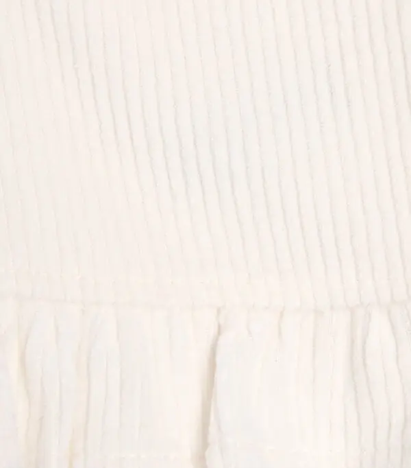 PER TE Corduroy Skort With Ruffle Hem