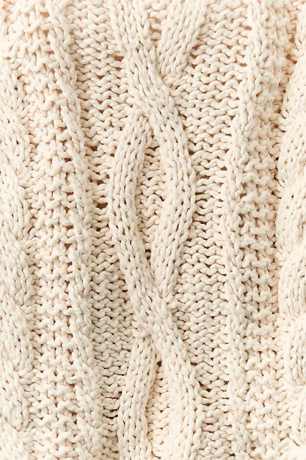 Free People Lola Cable-knit Pullover