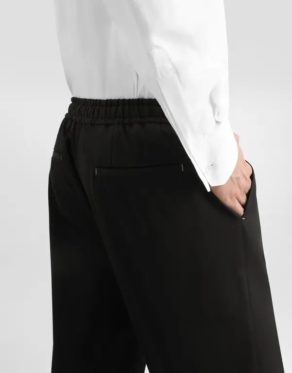 Dolce & Gabbana Technical Wool Jogging Trousers Pants And Shorts