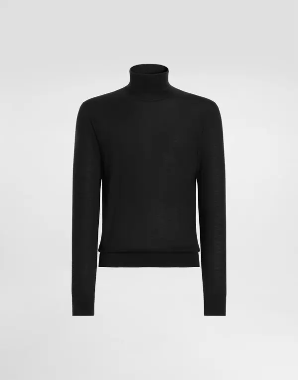 Dolce & Gabbana Cashmere Turtleneck Sweaters And Cardigans