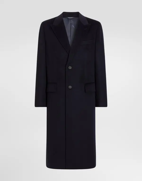 Dolce & Gabbana Single-breasted Wool Coat Coats And Jackets