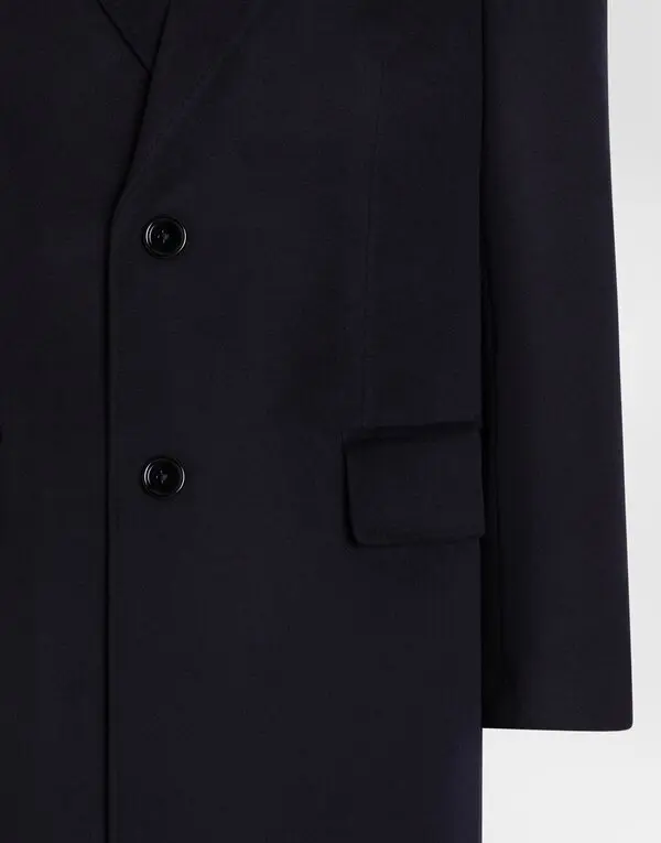 Dolce & Gabbana Single-breasted Wool Coat Coats And Jackets