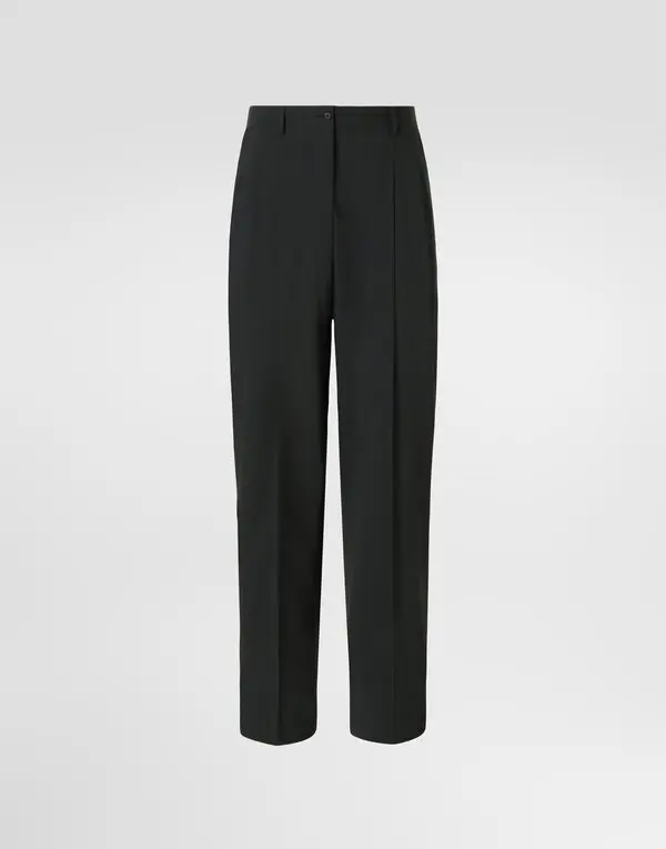 Dolce & Gabbana Micro-rib Trousers Pants And Shorts - Green