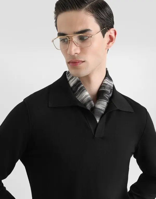 Dolce & Gabbana Knit Polo Shirt Sweaters And Cardigans