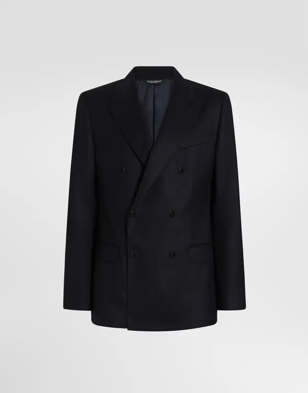 Dolce & Gabbana Martini Light Double-breasted Wool Jacket Suits And Blazers