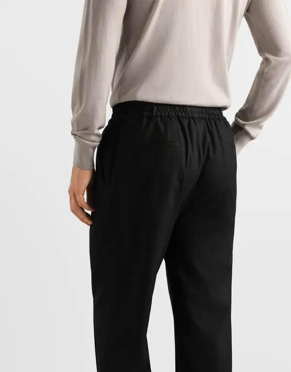 Dolce & Gabbana Flannel Jogging Trousers Pants And Shorts