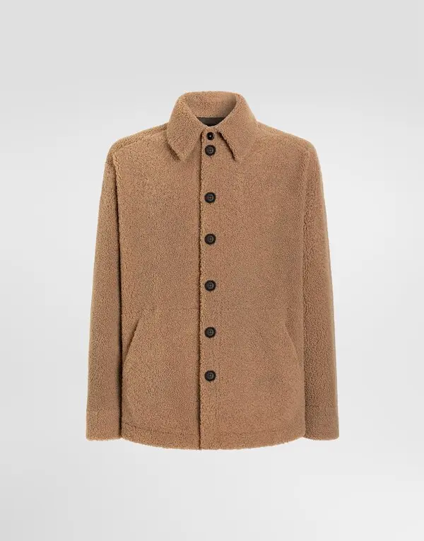Dolce & Gabbana Nappa Shearling Jacket Coats And Jackets