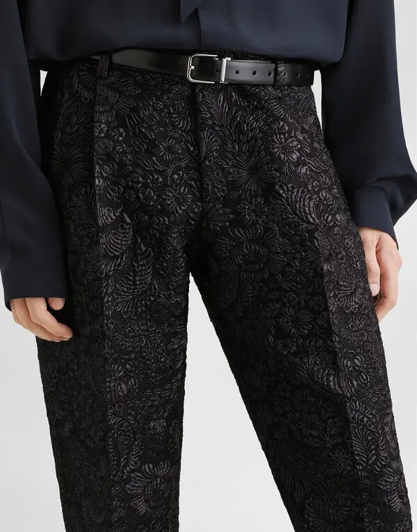 Dolce & Gabbana Brocade Trousers Pants And Shorts