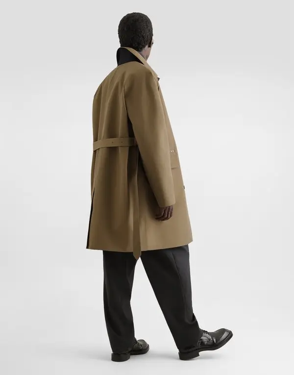 Dolce & Gabbana Single-breasted Cotton Trench Coat Coats And Jackets