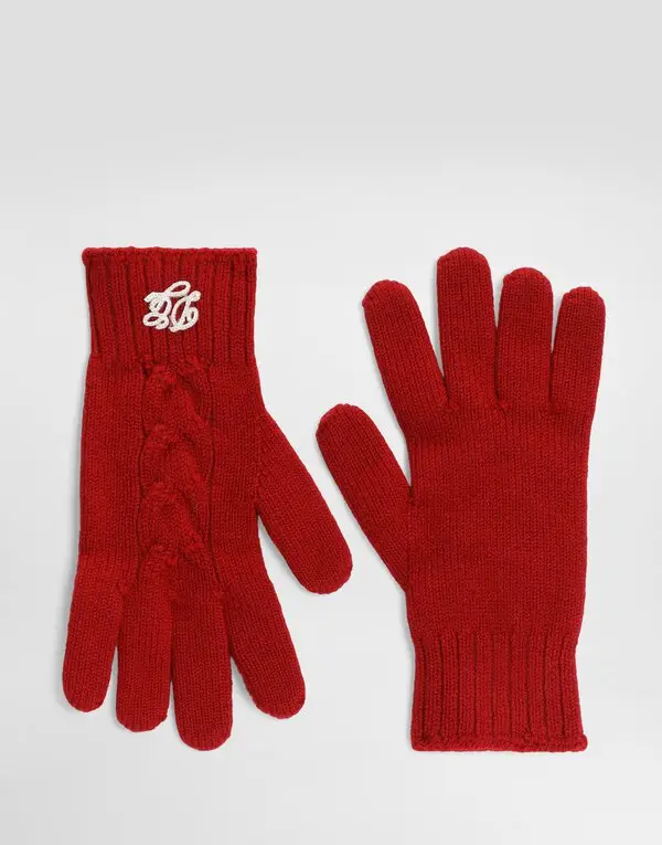 Dolce & Gabbana Knit Gloves Accessories - Red
