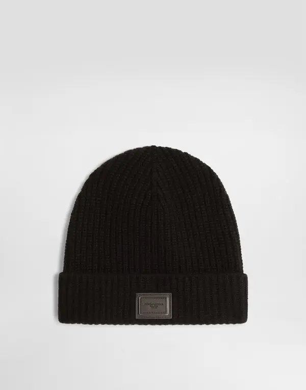 Dolce & Gabbana Cashmere Hat Hats And Gloves - Black
