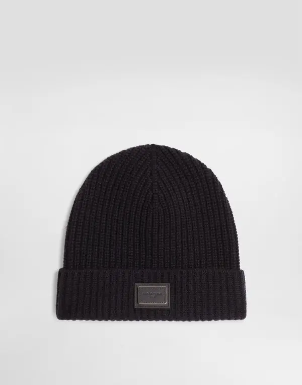 Dolce & Gabbana Cashmere Hat Hats And Gloves - Blue