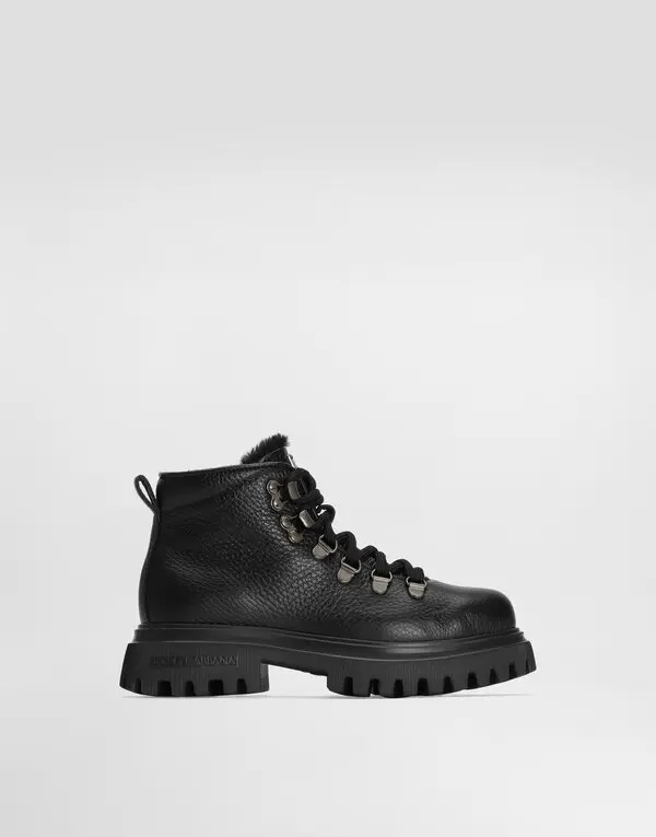 Dolce & Gabbana Calfskin Boots Shoes