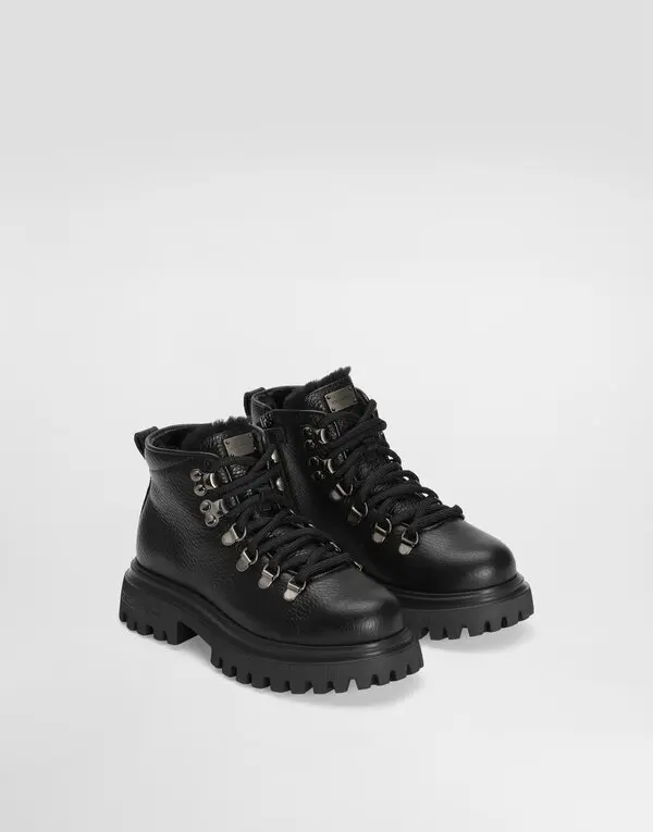Dolce & Gabbana Calfskin Boots Shoes