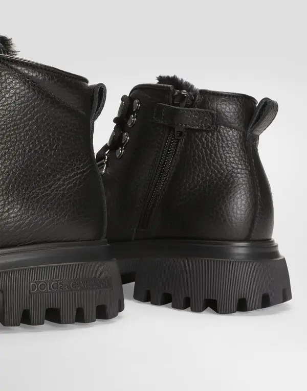 Dolce & Gabbana Calfskin Boots Shoes