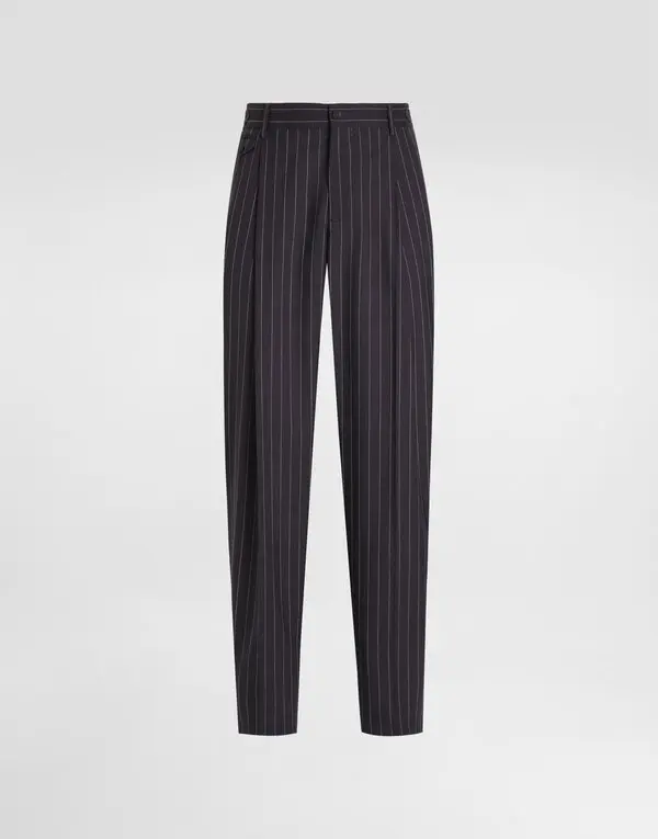 Dolce & Gabbana Pinstripe Virgin Wool Trousers