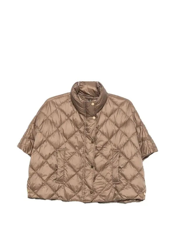 Max Mara Quilted Down Jacket - Beige