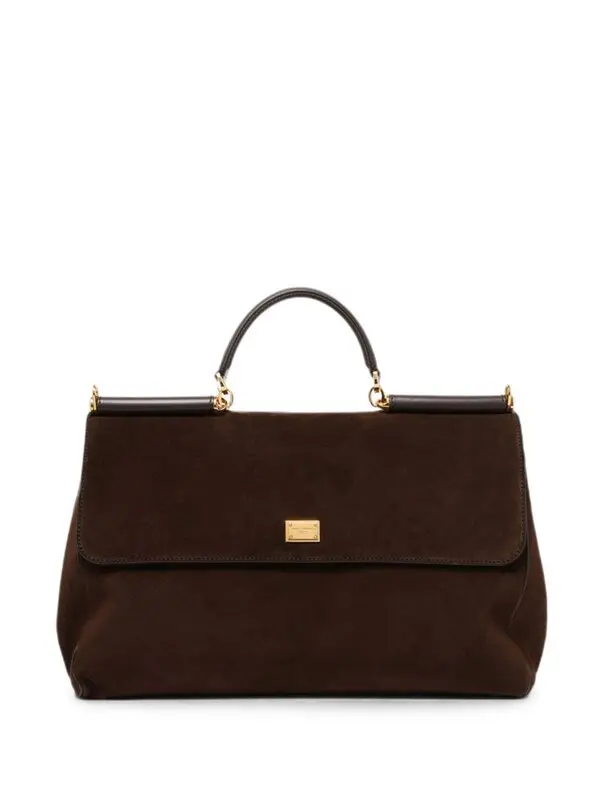 Dolce & Gabbana My Sicily Large Leather Handbag