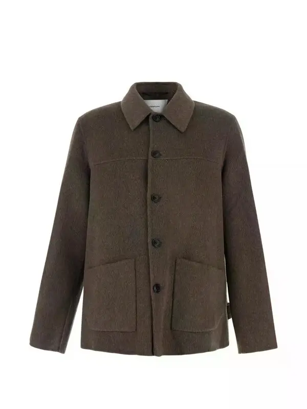 Mauro Grifoni Brushed Button-fastening Coat