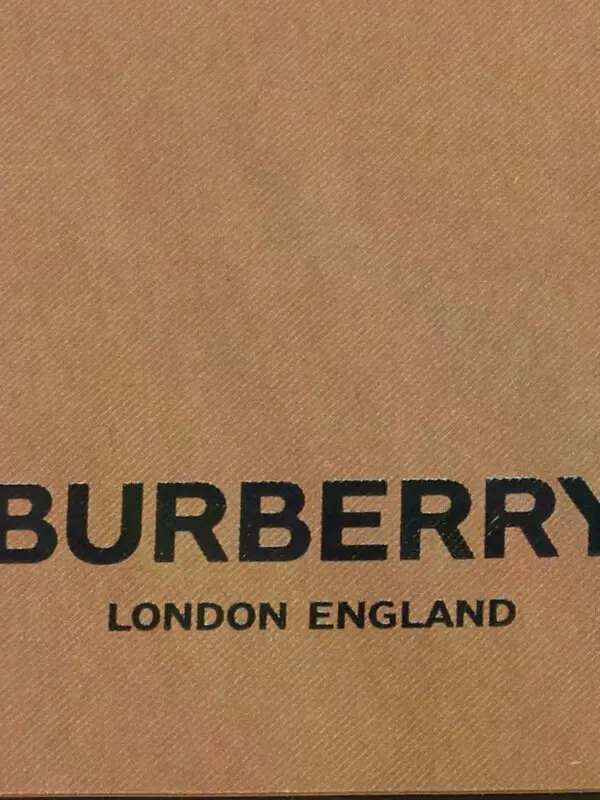 Burberry Check Pattern Silk Tie
