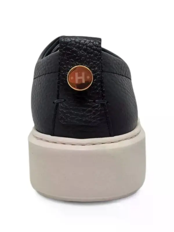 HENDERSON BARACCO Grained Leather Platform Sneakers