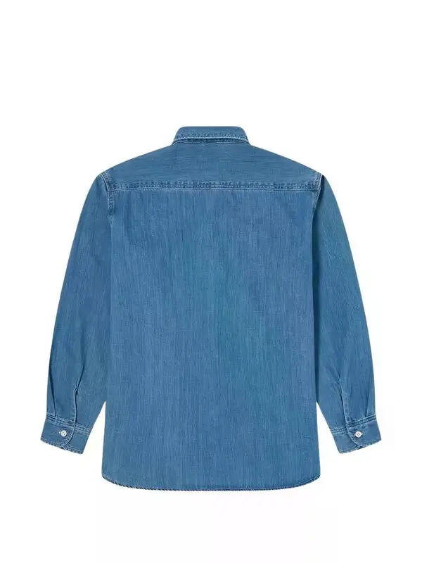 Edwin Work Button-up Denim Shirt