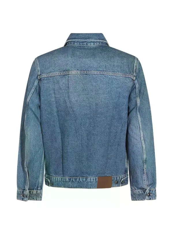 Rag & Bone Denim Jacket With Classic Collar And Button Fastening