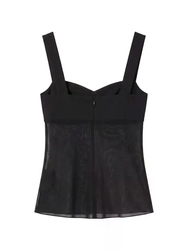 REFORMATION Nova Mesh-panelled Top
