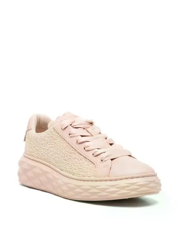 JIMMY CHOO Diamond Maxi Lace-up Sneakers