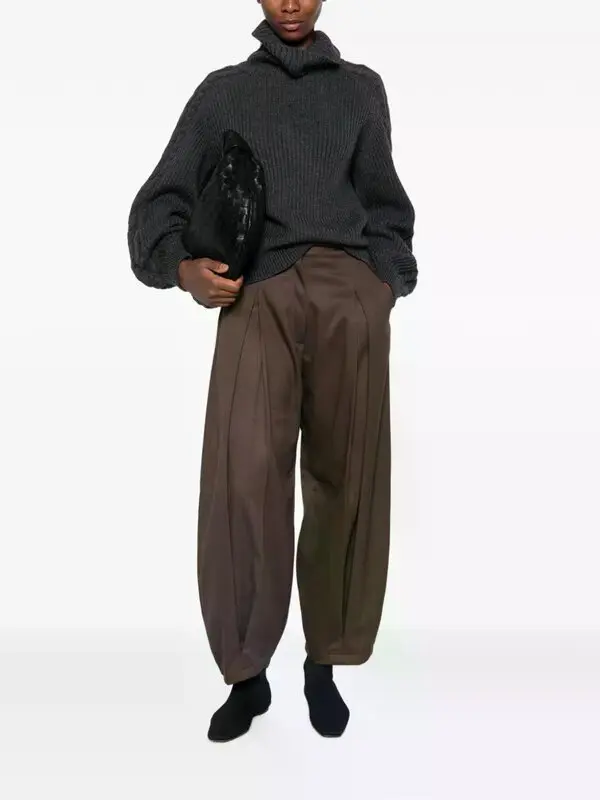 JOSEPH Cable Knit Roll Neck Sweater