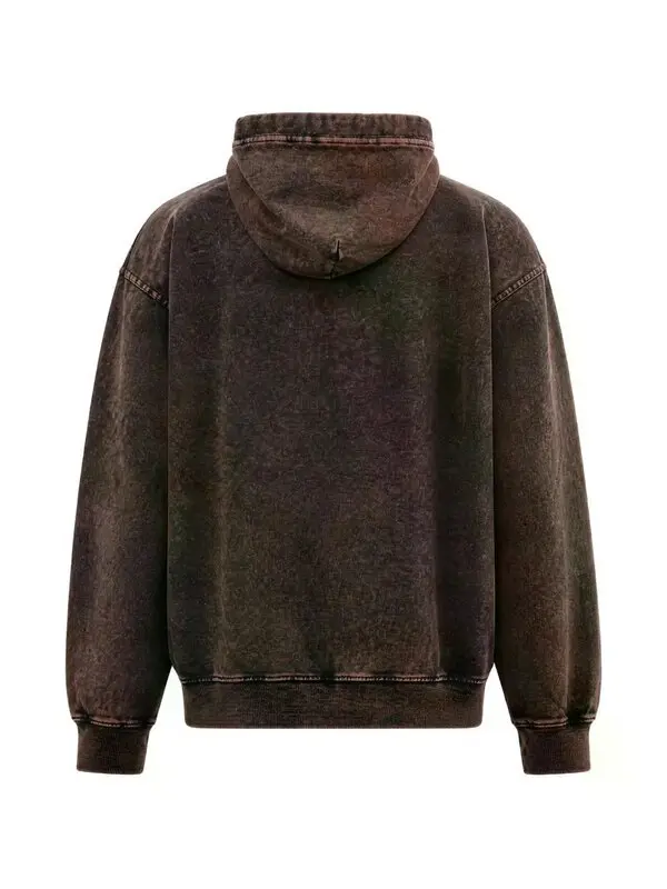DIESEL® Treated Denim-effect Hoodie