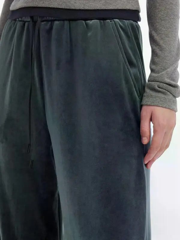 TOUT A COUP Velvet Drawstring Trousers