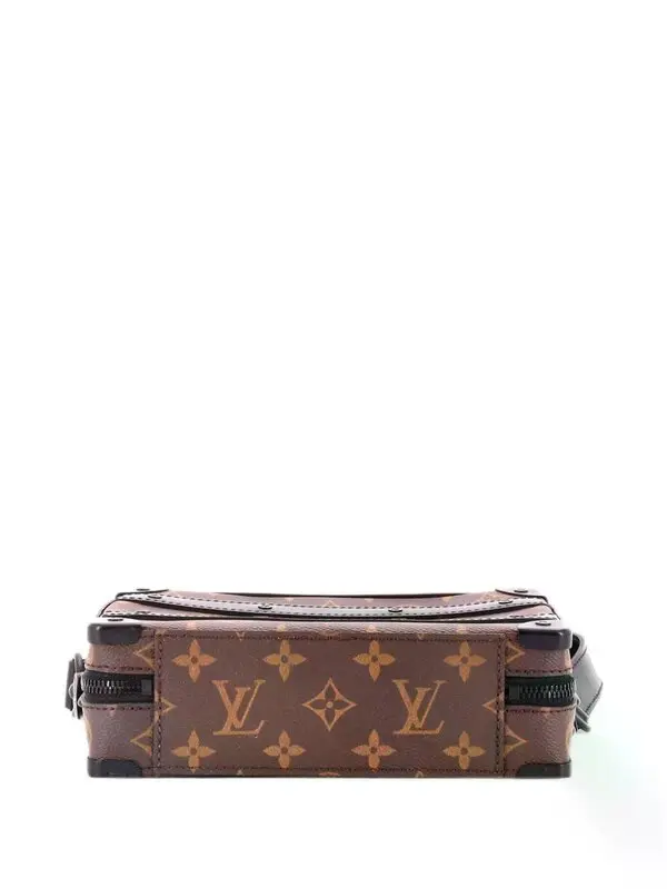 LOUIS VUITTON Handle Soft Trunk Bag Monogram Canvas Crossbody Bag