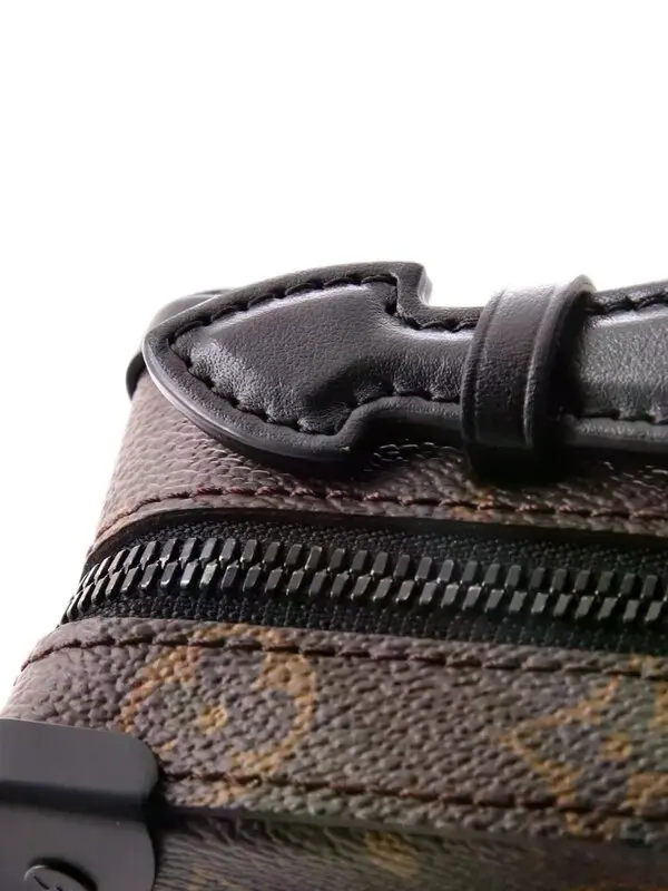 LOUIS VUITTON Handle Soft Trunk Bag Monogram Canvas Crossbody Bag