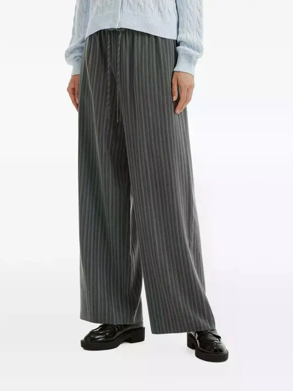 B+AB Pinstripe Wide-leg Trousers