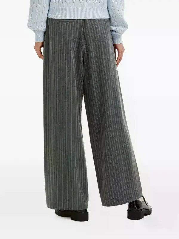 B+AB Pinstripe Wide-leg Trousers